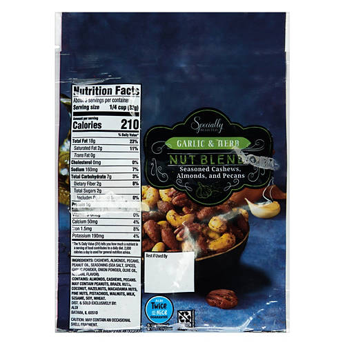 Specially Selected Garlic & Herb Nut Blends, 8.5 oz